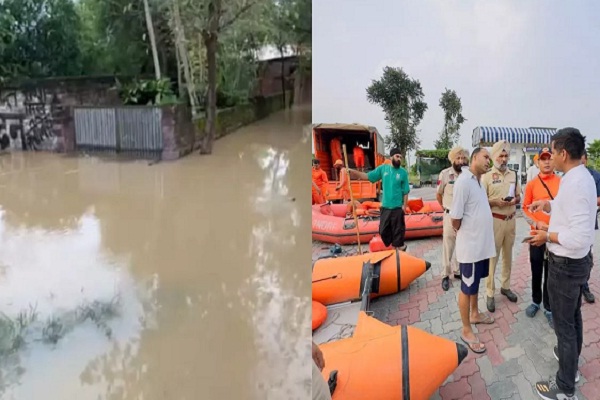 पोंग और भाखड़ा डैम से पानी छोड़ने से पंजाब के कई जिलों में बाढ़ जैसे हालात, NDRF की टीमें तैनात ...