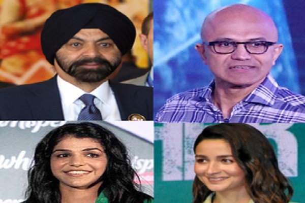 100 सबसे प्रभावशाली लोगों की सूची जारीः अजय बंगा, सत्या नडेला, आलिया ...