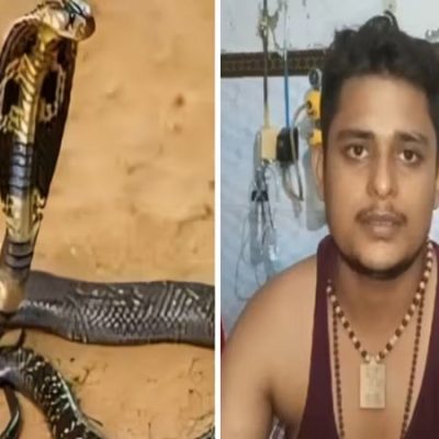 Snake bitten youth 7 times... ये तो हद हो गई...एक महीने में 7 बार काट चुका है सांप, फिर भी युवक ...